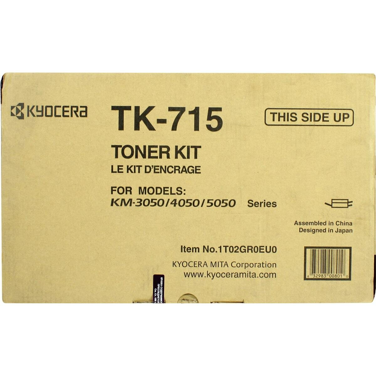 Тонер-картридж Kyocera TK-715 Black для KM-3050/4050/5050