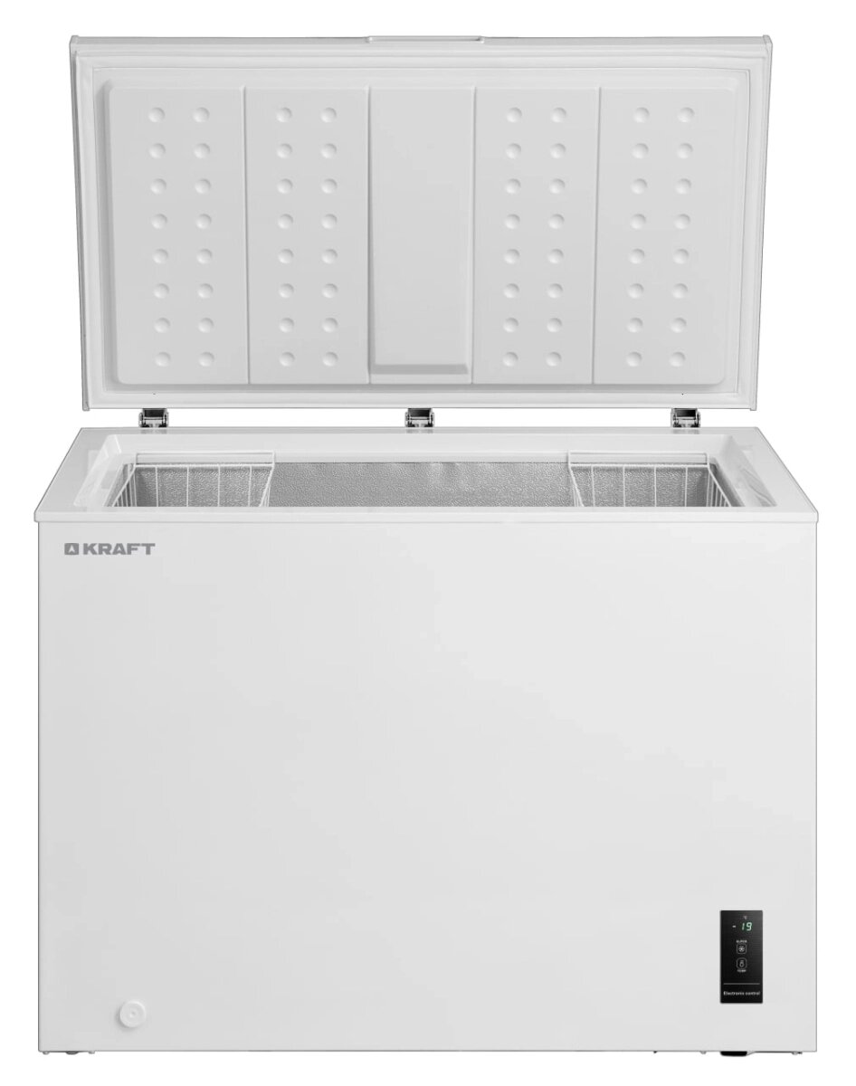 Морозильный ларь Kraft BD(W)-360BL белый, 345л