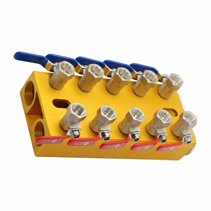 Двухрядный шунт для отвода воды из машины литья под давлением-10 бит