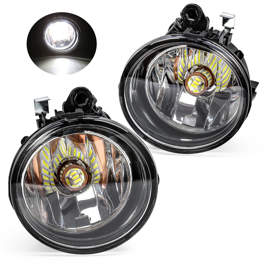 LED противотуманные фары для BMW X1 X3 X4 X5 X6 (2010-2020), цвет Led White