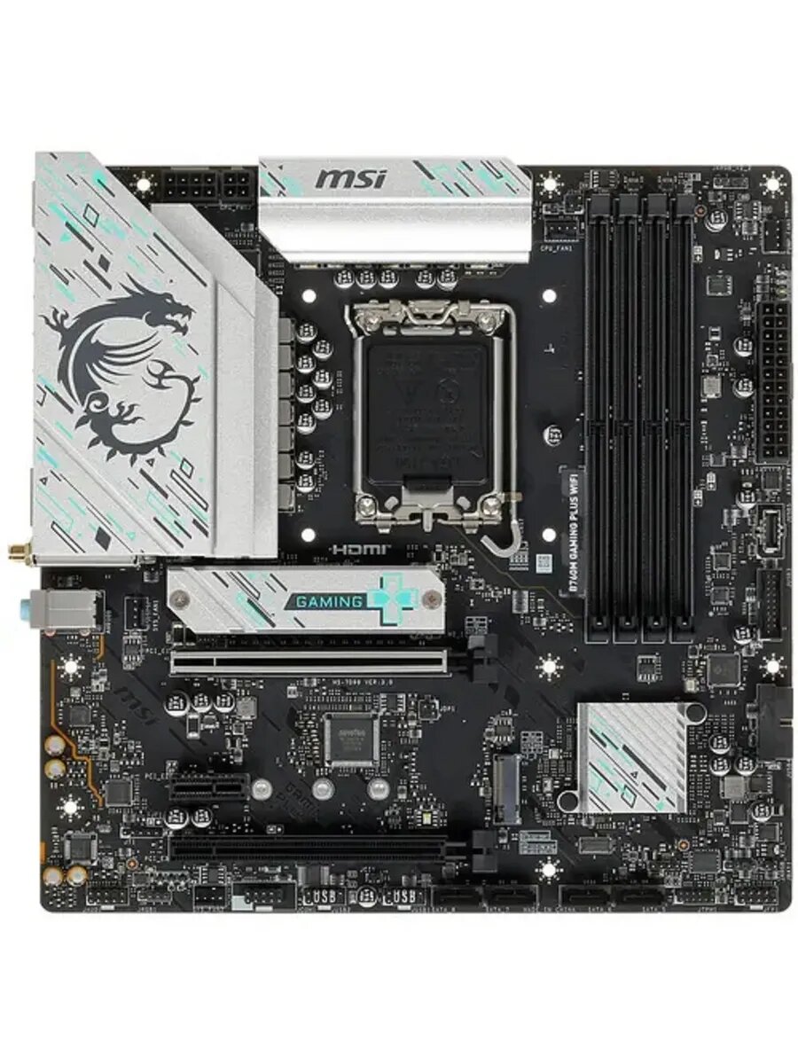 Материнская плата B760M GAMING PLUS WIFI 64ГБ micro-ATX