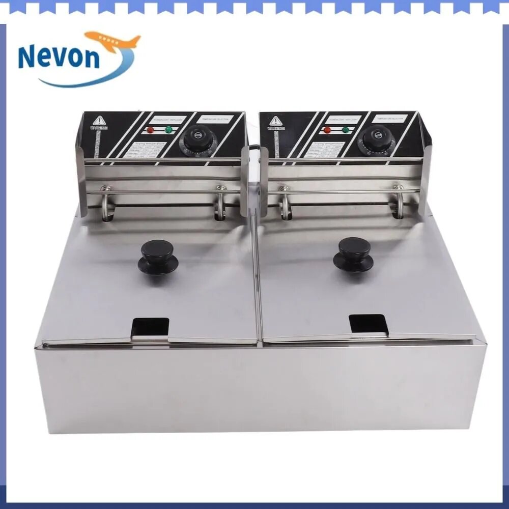 Воздушная фритюрница, 12 л, микрокомпьютерное управление, 1700 Вт, металлический корпус, для семьи 4-5 человек