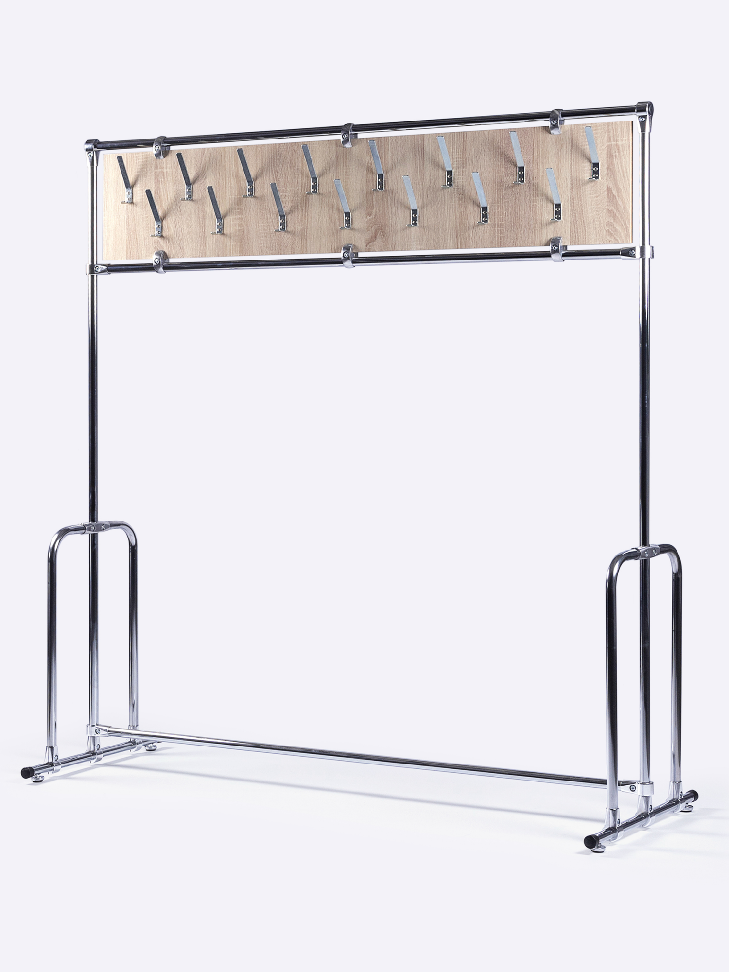 Вешалка напольная гардеробная с крючками Р1