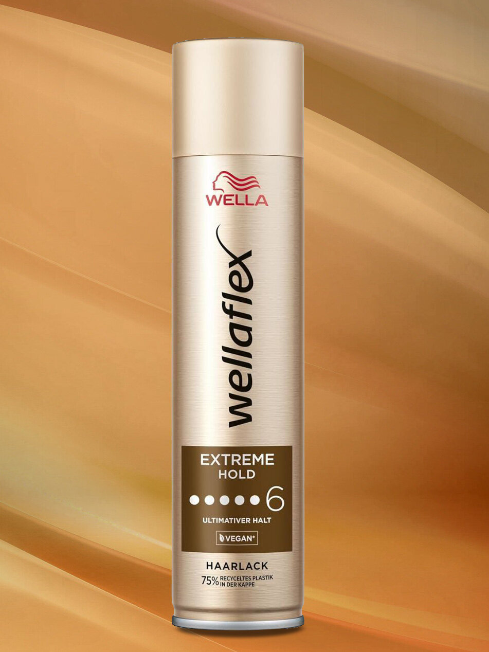 WELLAFLEX Лак для укладки волос EXTREME HOLD Экстремальная фиксация (6) 250 мл (Франция)