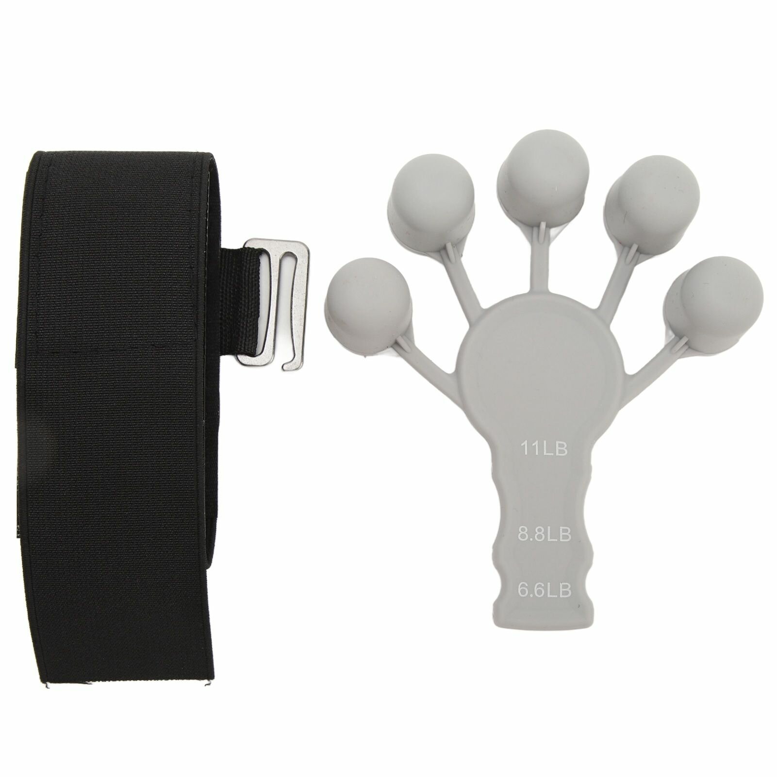 Силиконовый усилитель захвата рук 3 уровня серый