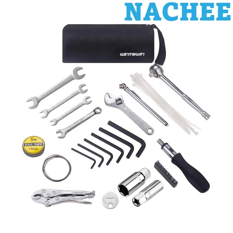 Компактный набор инструментов для ремонта мотоциклов, совместимый с мотоциклами Harley HD