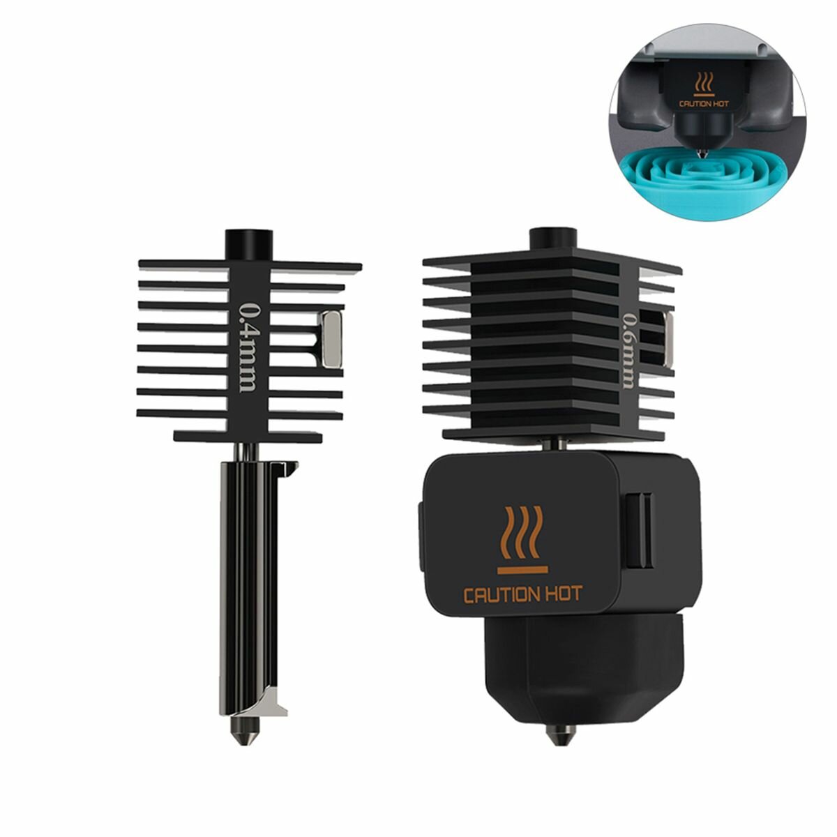 Комплект Hotend для Bambu Lab A1 A1 Mini Fast Speed Hot End с соплом 0,4 мм hotend сопло 0.4 мм для Bambu Lab A1