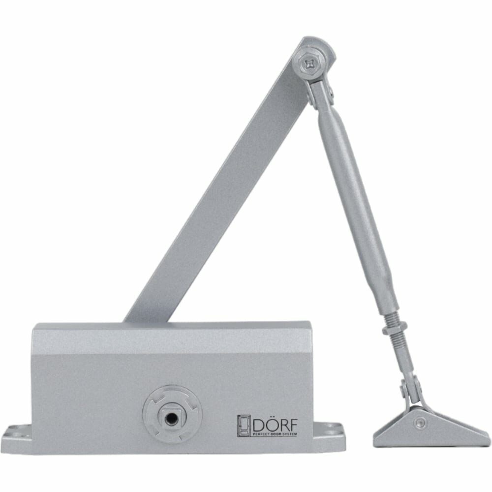 Дверной доводчик DORF 80 кг, серебро L8223_silver