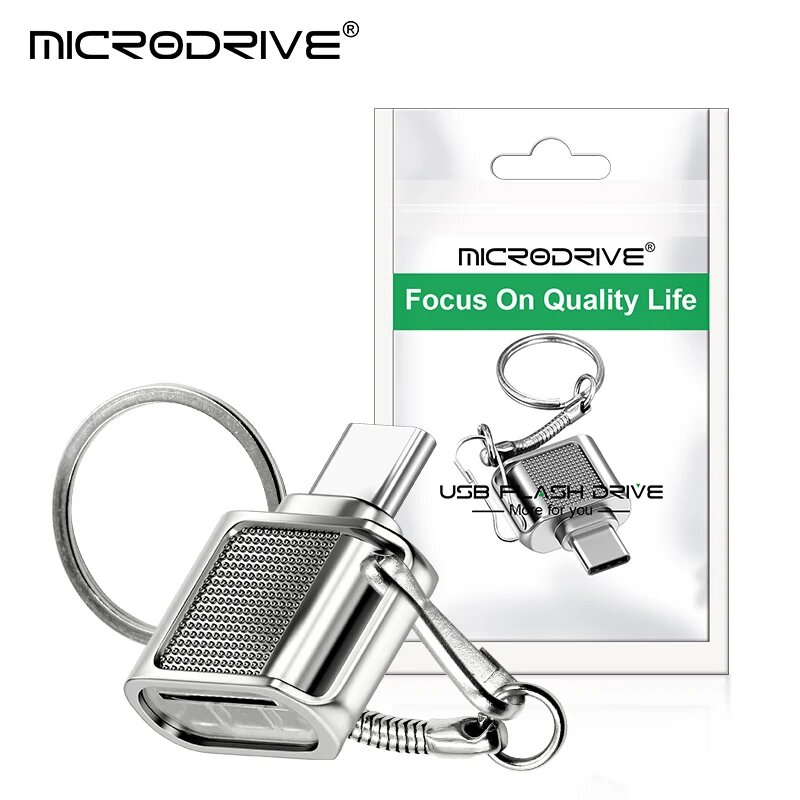 Тип C кардридер для microSD Silver