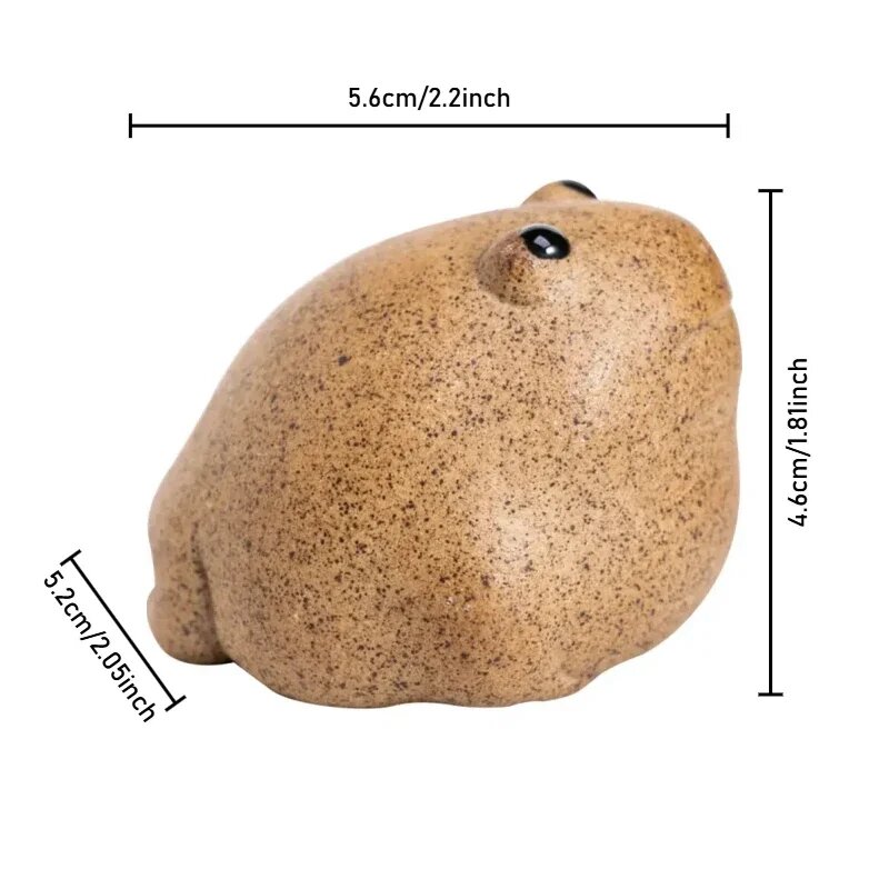 Lucky Frog Tea Pet из фарфора