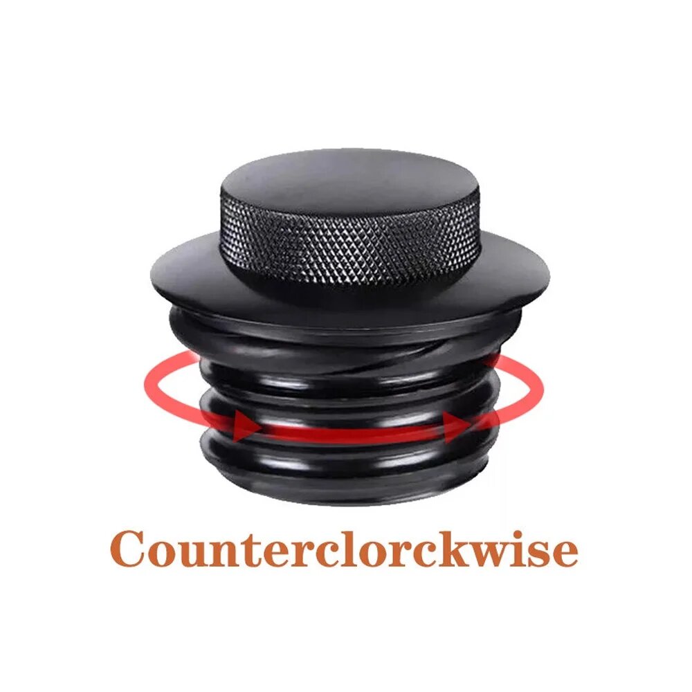 Крышка для бензобака мотоцикла, выдвижная винтовая крышка для топливного бака Harley Sportster XL883 XL1200 Dyna FXD Softial Fat Bo black counter