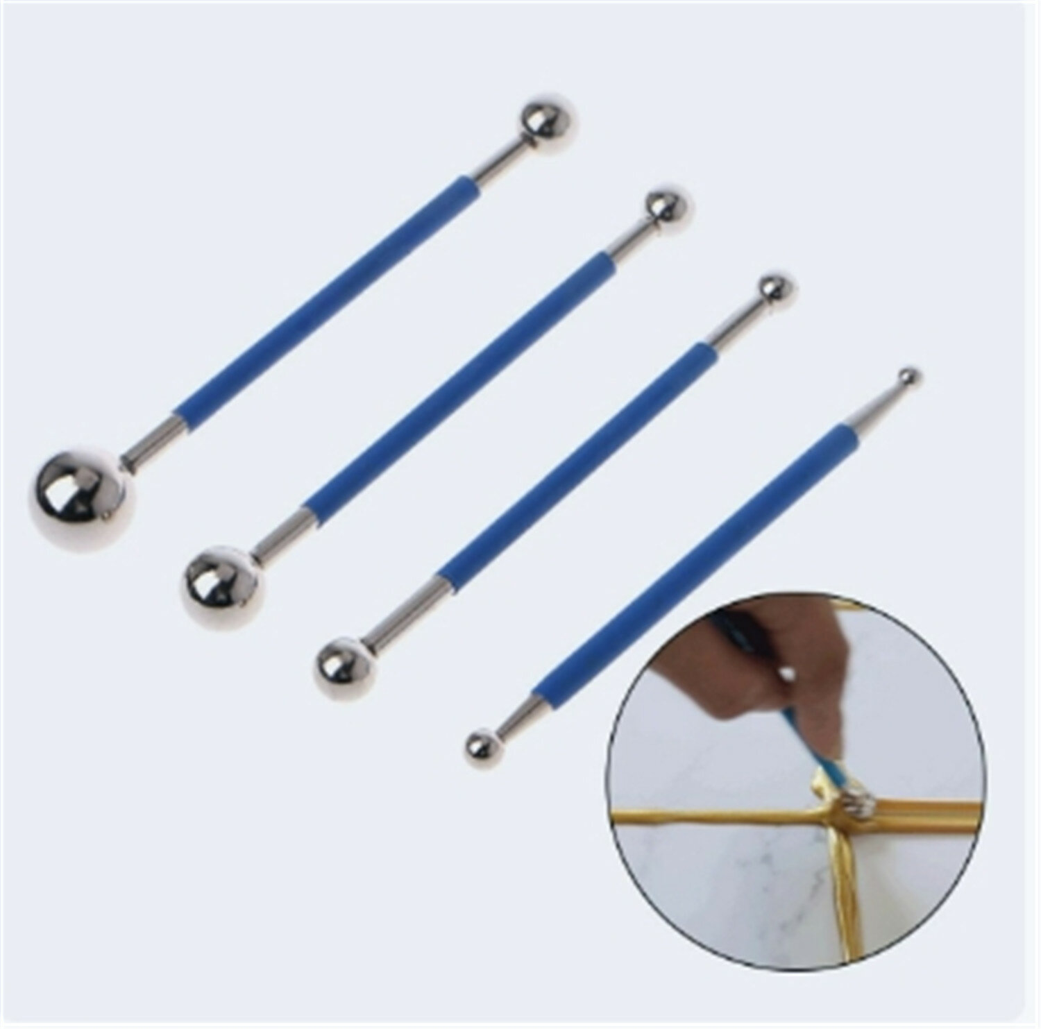 Металлический комплект шаров для уплотнения швов инструмент для заделки швов керамической плитки 4-компонентный комплект