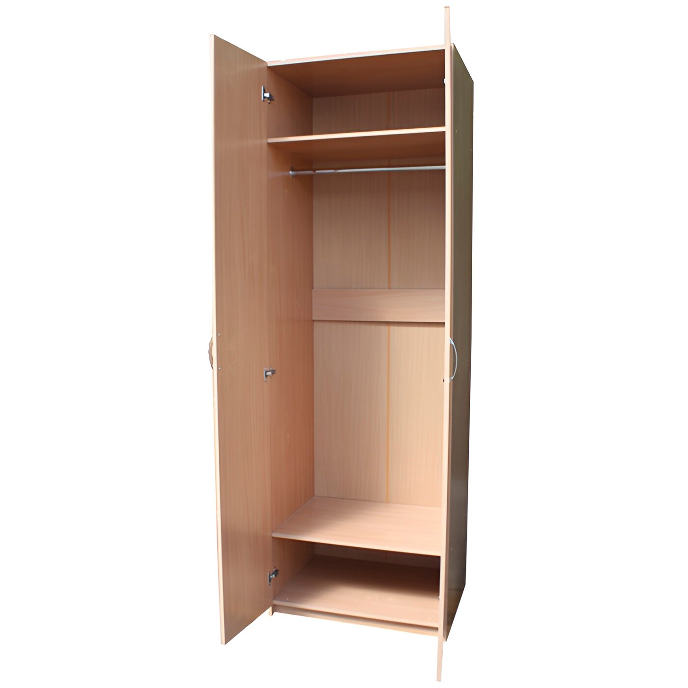 Шкаф для одежды Уют распашные дверцы 70х60х220 см Бук Бавария