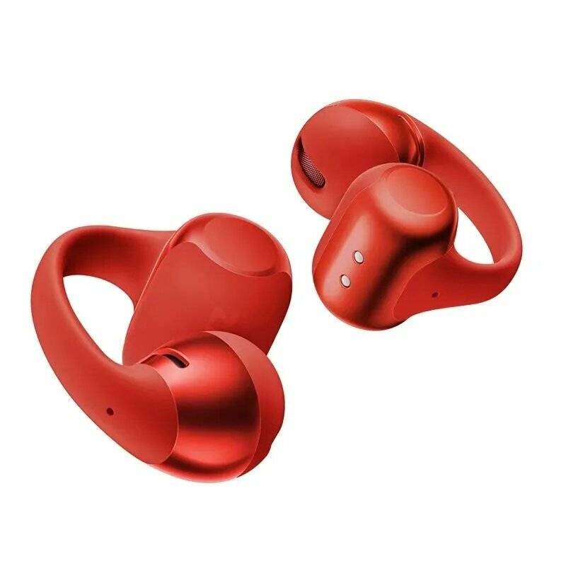 SHOKZ Наушники беспроводные с микрофоном, Bluetooth, USB Type-C, красный
