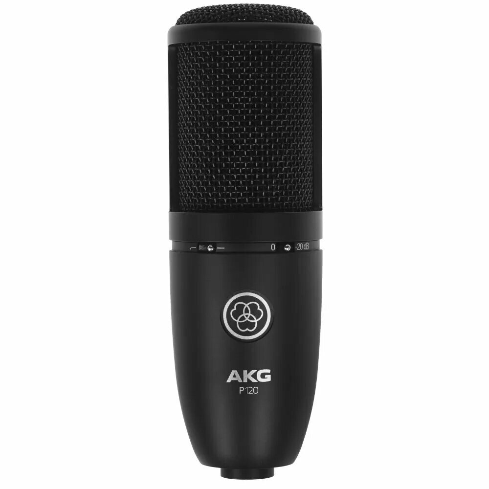 Студийный микрофон AKG P120, конденсаторный, кардиоидный, комплект