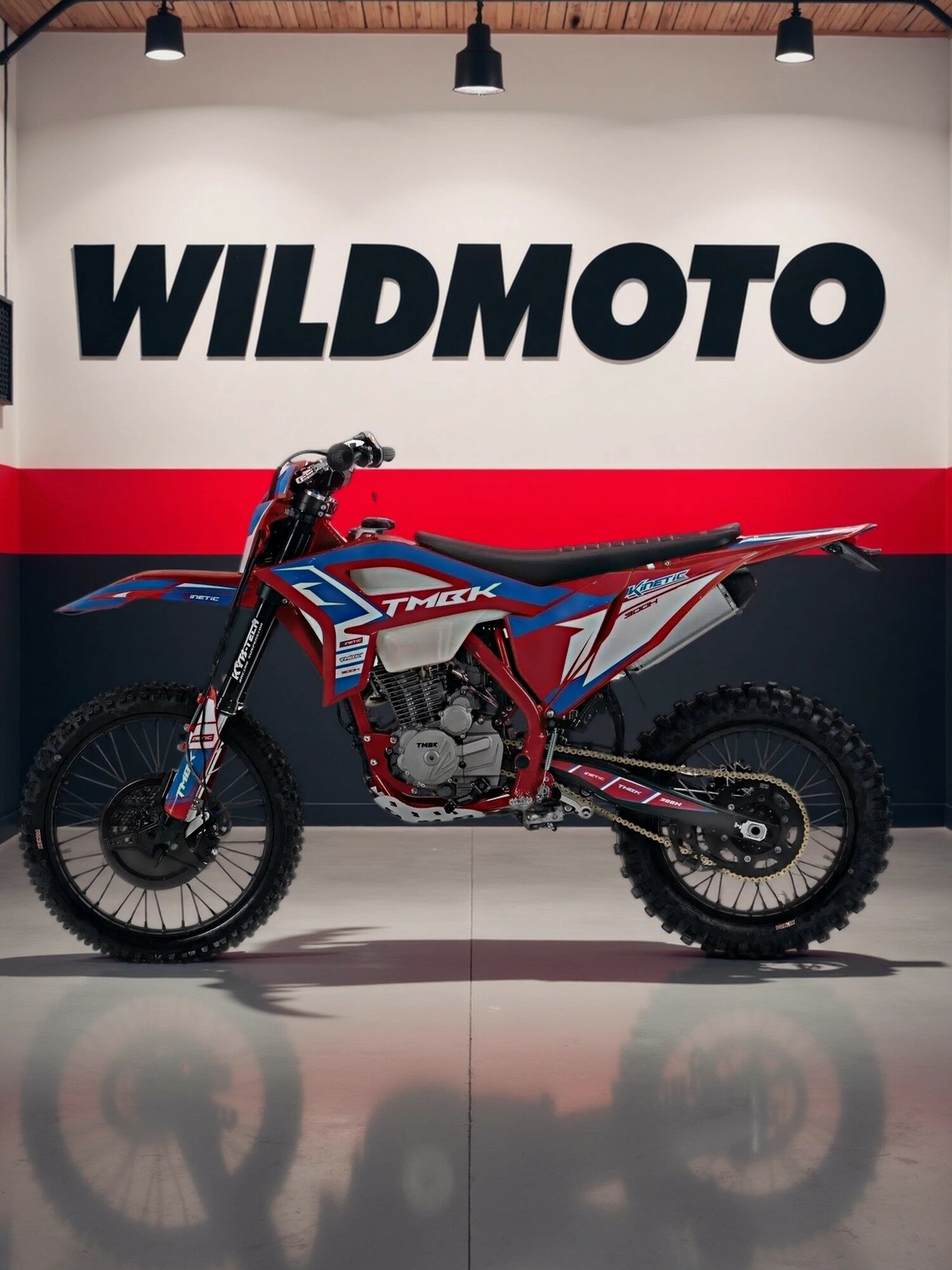 Мотоцикл TMBK KINETIC 300H LC крос, эндуро ❗YB300H (176FMN) ❗28ЛС. NIBBI RACING ❗PWK34 ❗настраиваемая подвеска