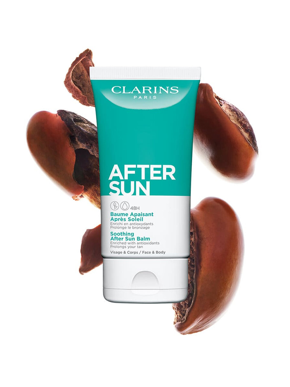 CLARINS Успокаивающий бальзам после загара для лица и тела Baume Apaisant Apres Soleil 150мл