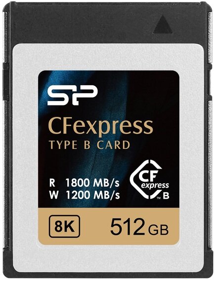 Карта памяти CFexpress Type B 512GB Silicon Power (R1800/W1600)