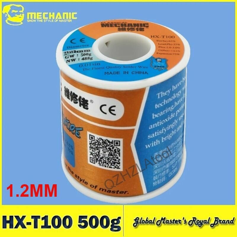 Mechanic HX-T100 Припой Для Пайки 500 Гр. 1.2 Мм