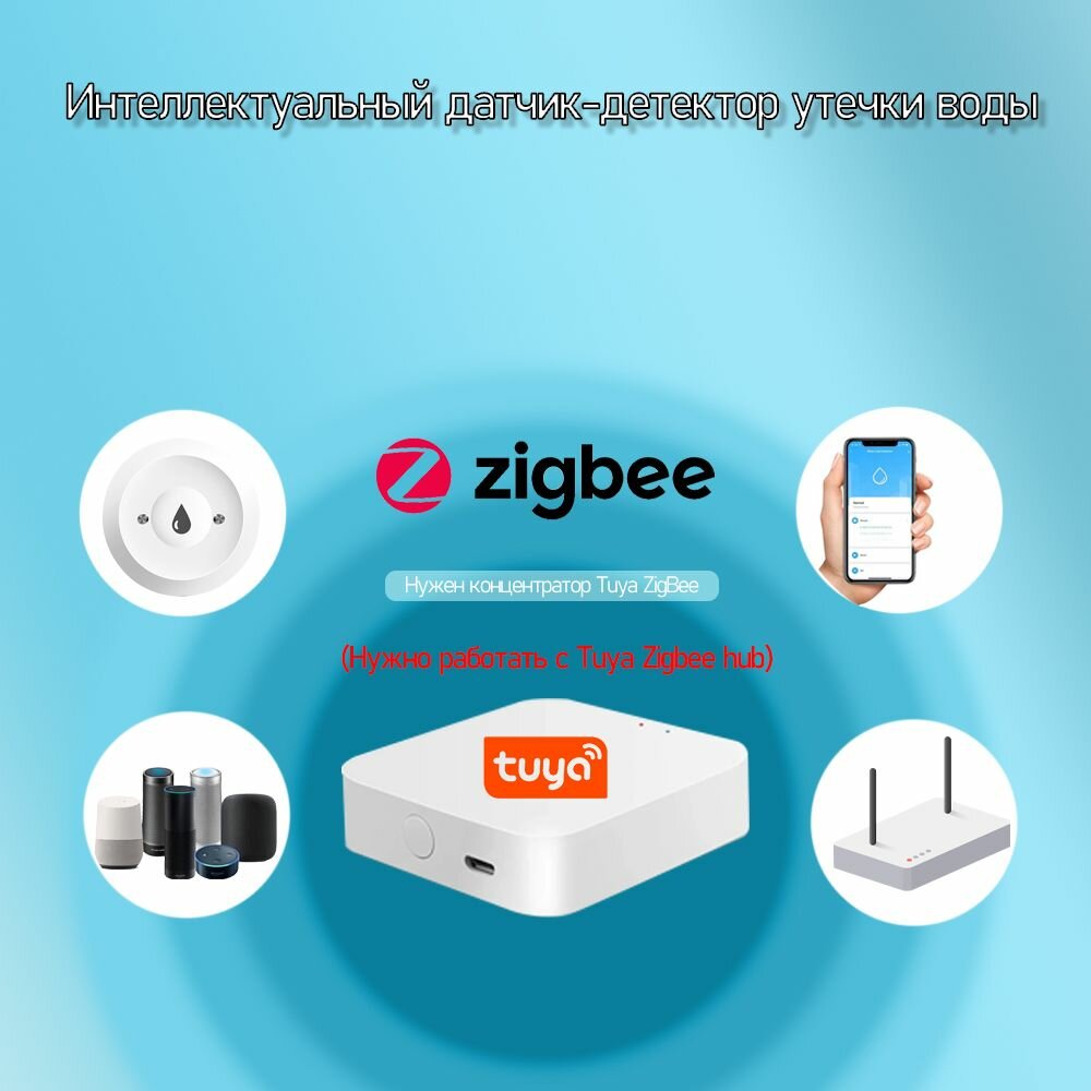 Ttuya Zigbee Датчик утечки воды — фото 1