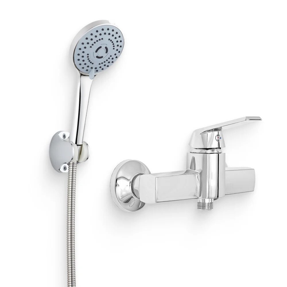 Душевой комплект Смеситель для душа Orange One Life P02-200cr / Гарнитур OAS011