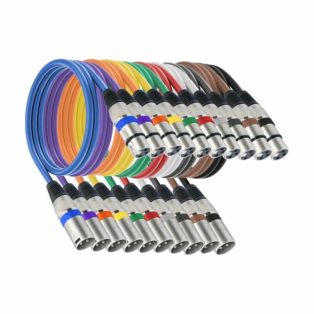 Кабель 3pin AUX, папа-мама, 10 шт.