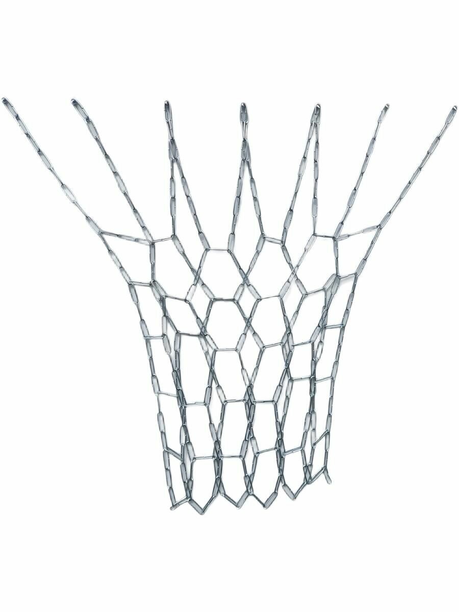 Антивандальная баскетбольная сетка металл. длиннозвенная на 10 пос. мест, 020LAN_10