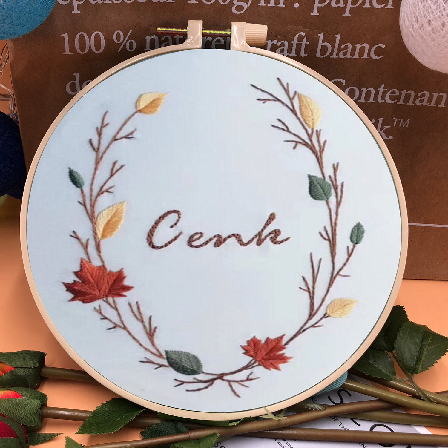 Горячая распродажаНабор для рукоделия с вышивкой своими руками для студентов, позволяющий создавать собственные тканевые произведения искусства, 3D-вышивка в стиле Сучжоу, свежие вышитые орнаменты в европейском стиле.