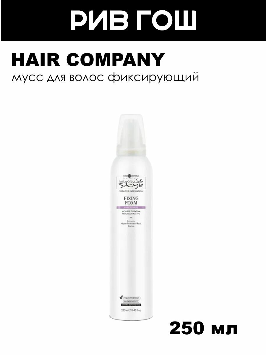 HAIR COMPANY Мусс для волос Fixing Foam фиксирующий, 250 мл