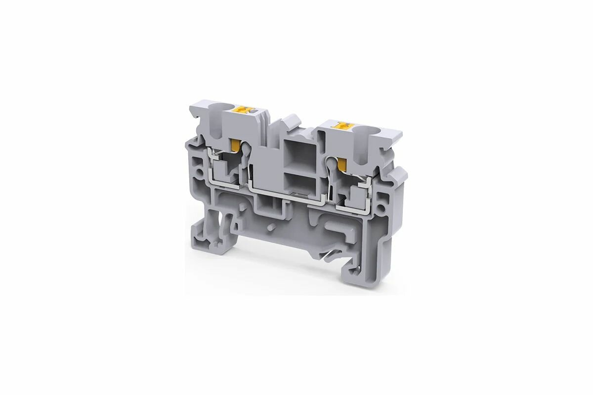 Клемма проходная push-in OptiClip4мм3 CP-4-I-32A-(0,2-4)-серый