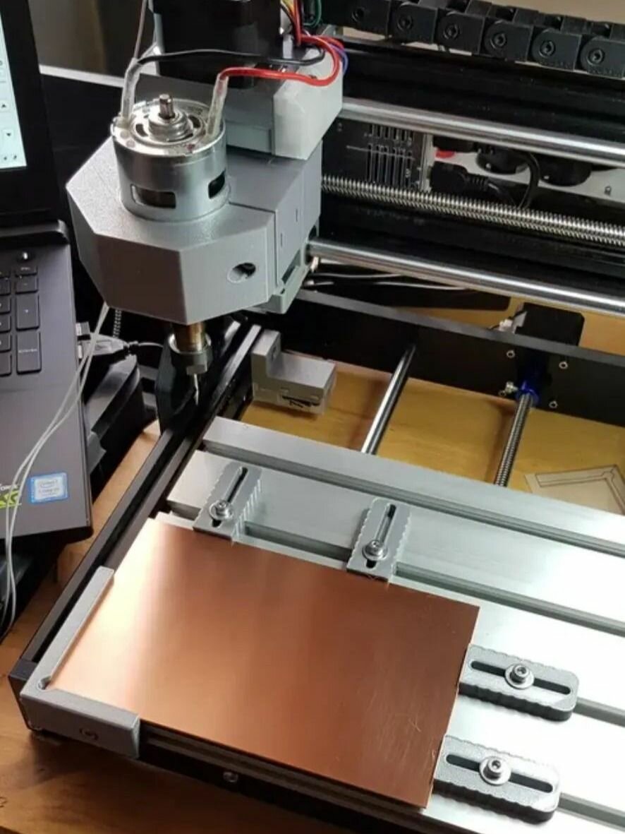 Держатель для печатных плат (PCB Holder) для ЧПУ станка 3018