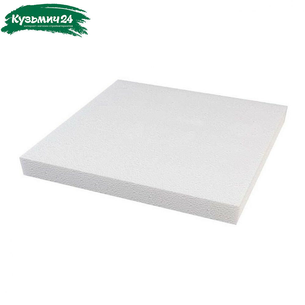 Пенополистирол ППС Knauf, для перегородок, пола, стен, 100х1000х1000 мм, 1 лист, 1 шт