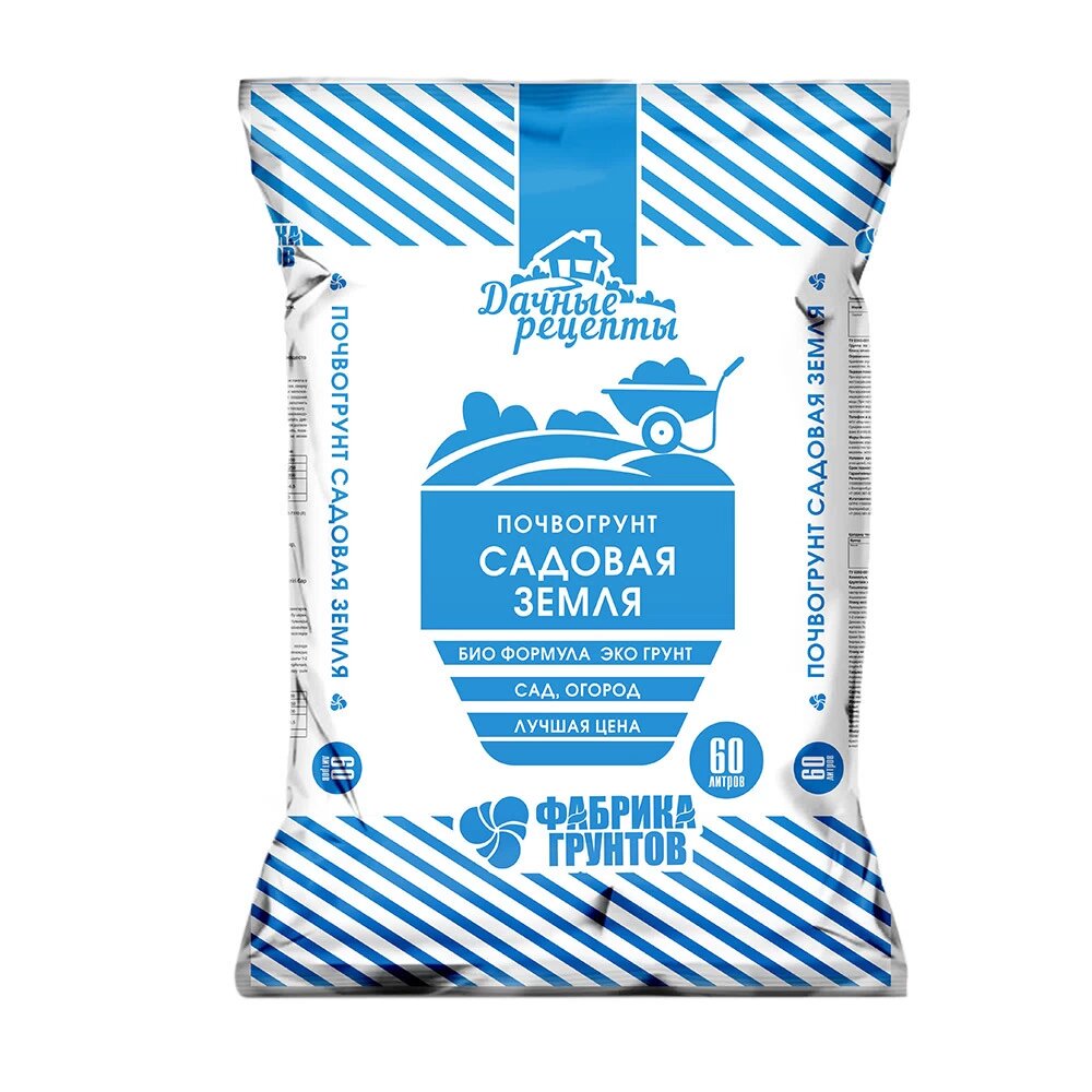 Почвогрунт Дачные рецепты Садовая земля универсальный 60 л Дачные рецепты 0842