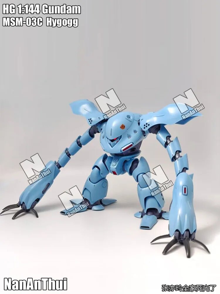 Сборная Игрушечная фигурка модель HG 1:144 Gundam MSM-03C Hygogg, Высококачественная модель, Поставляется с бесплатными наклейками