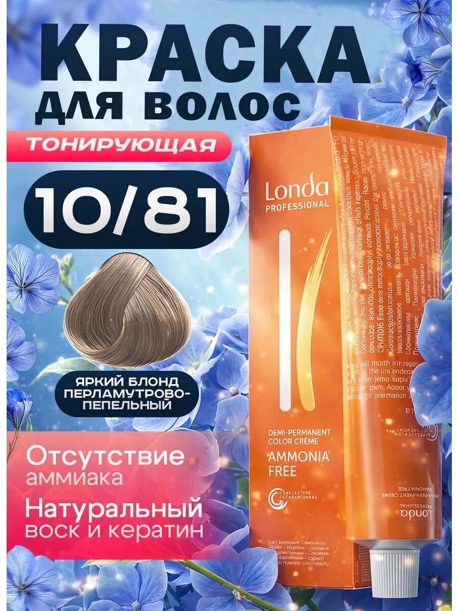 Тонирующая краска для волос профессиональная без аммиака