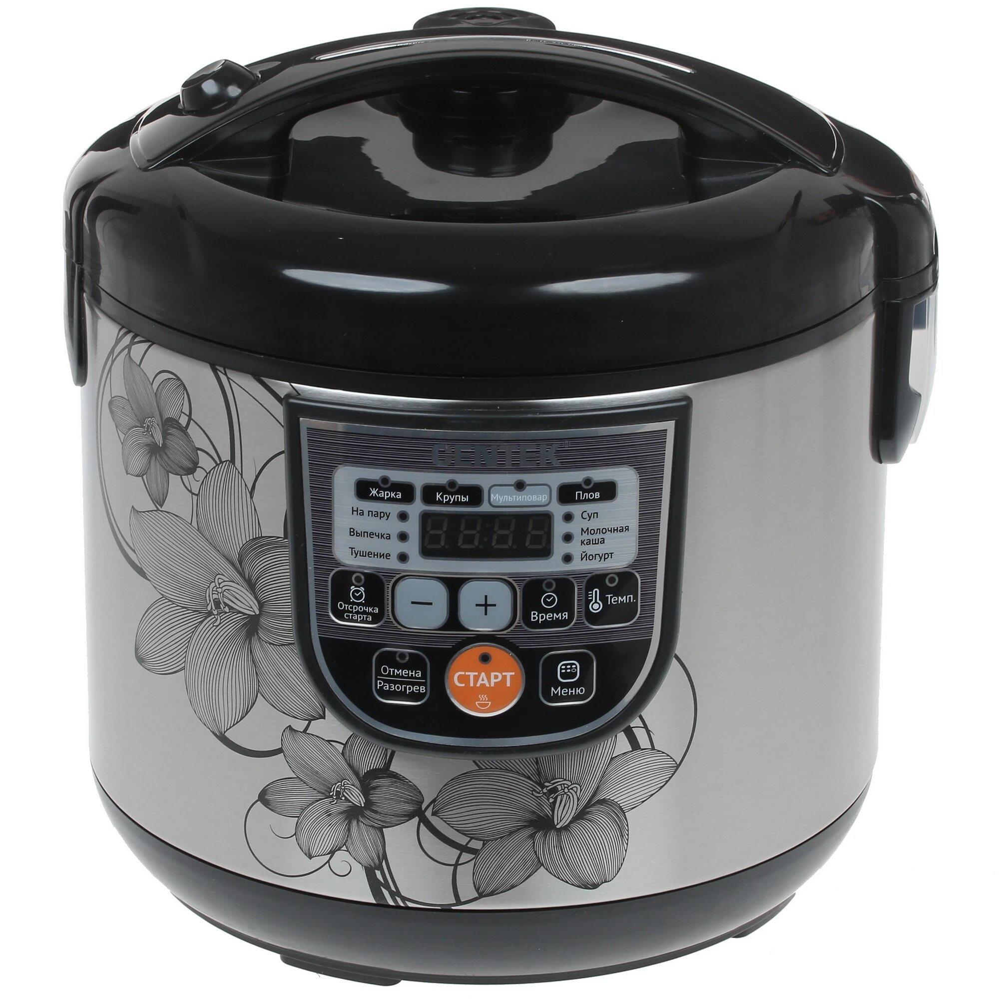 Мультиварка Centek CT-1498 Ceramic, объем 5 литров, серебристый — фото 1