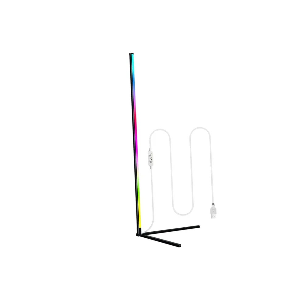 Угловая напольная лампа RGB, минималистичный декор для гостиной и спальни