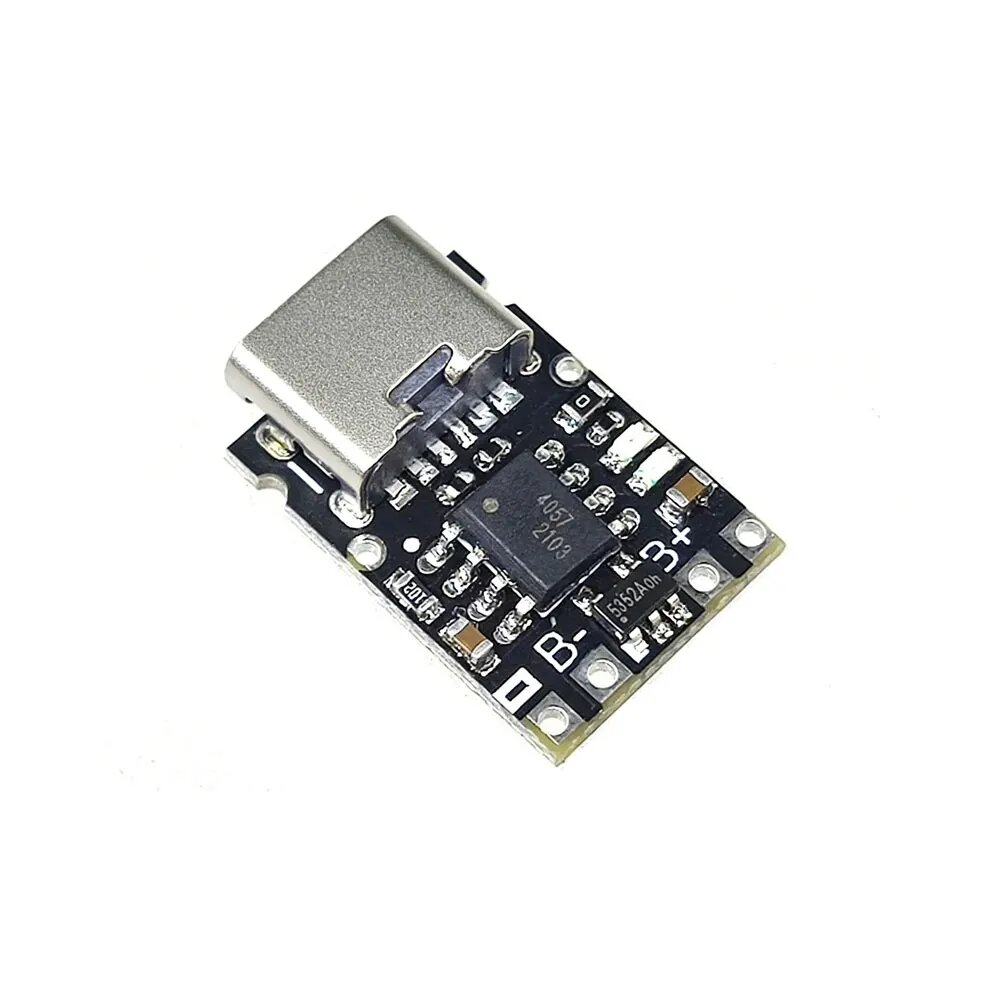 TP4057 плата зарядки литиевых аккумуляторов USB Type-C 5pcs