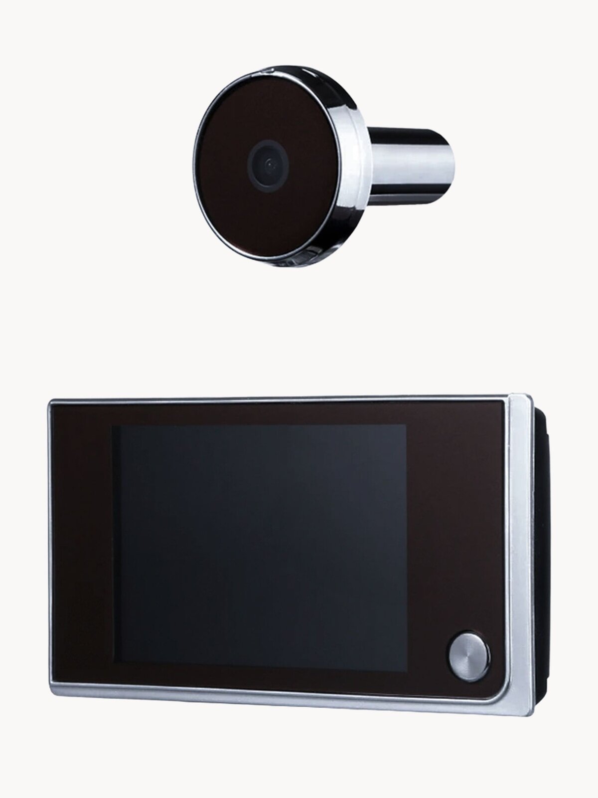 Видеоглазок HikTonik DS33 для входной двери с монитором, угол обзора 120°, камера 2 МП