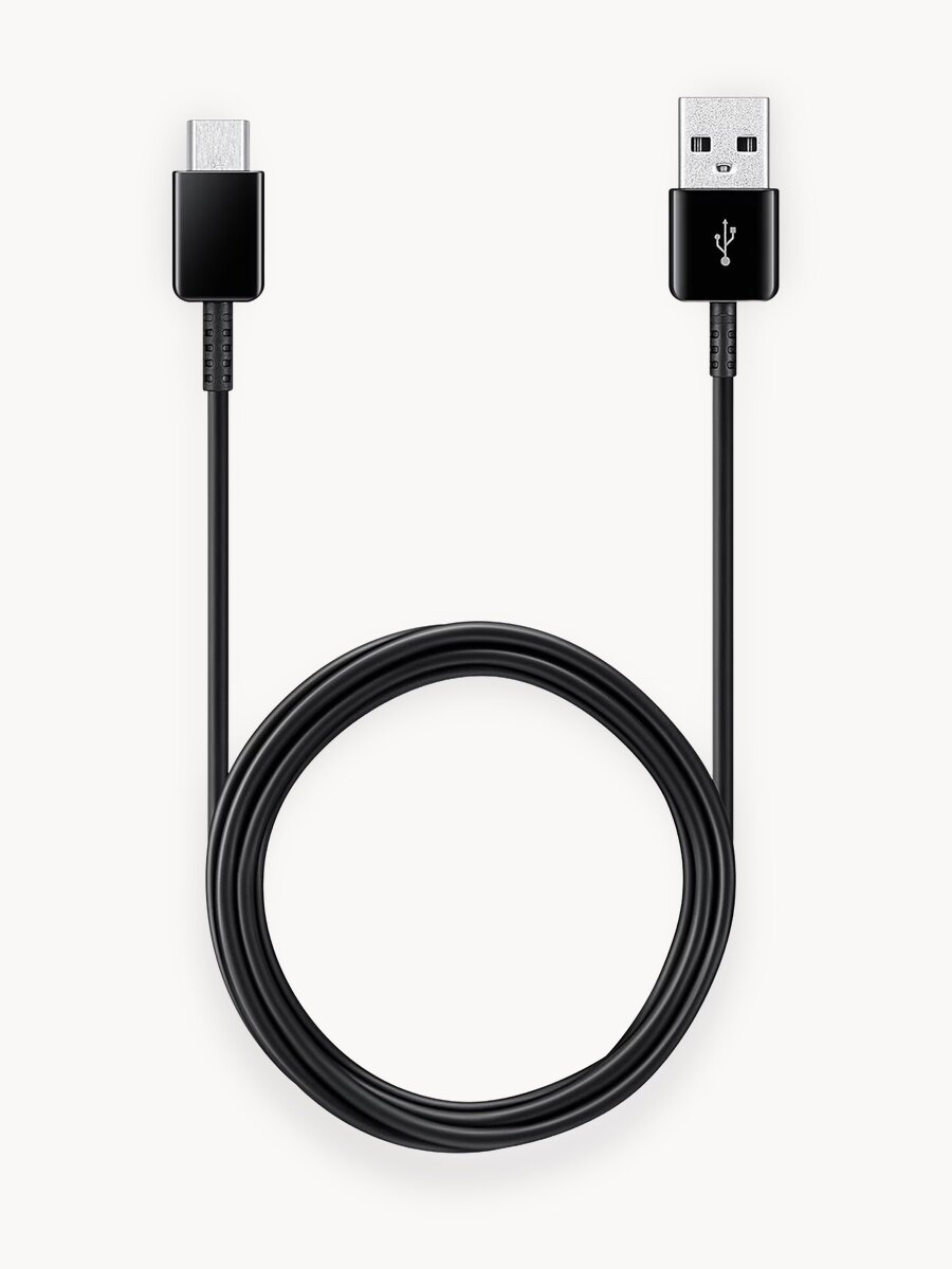 Кабель Samsung USB Type-C - USB (EP-DG930IBRGRU), длина 1.5 м, 1 шт, черный
