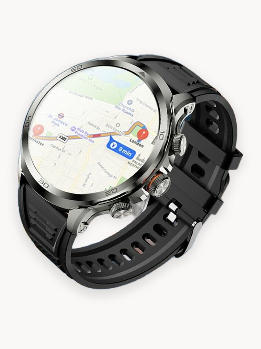 Смарт часы мужские с камерой и сим , GPS, WIFI, Amoled экран, Загрузка Google APP