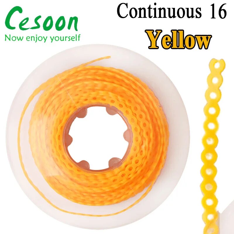 Cesoon ортодонтическая цепь Continuous Yellow 4,57 м