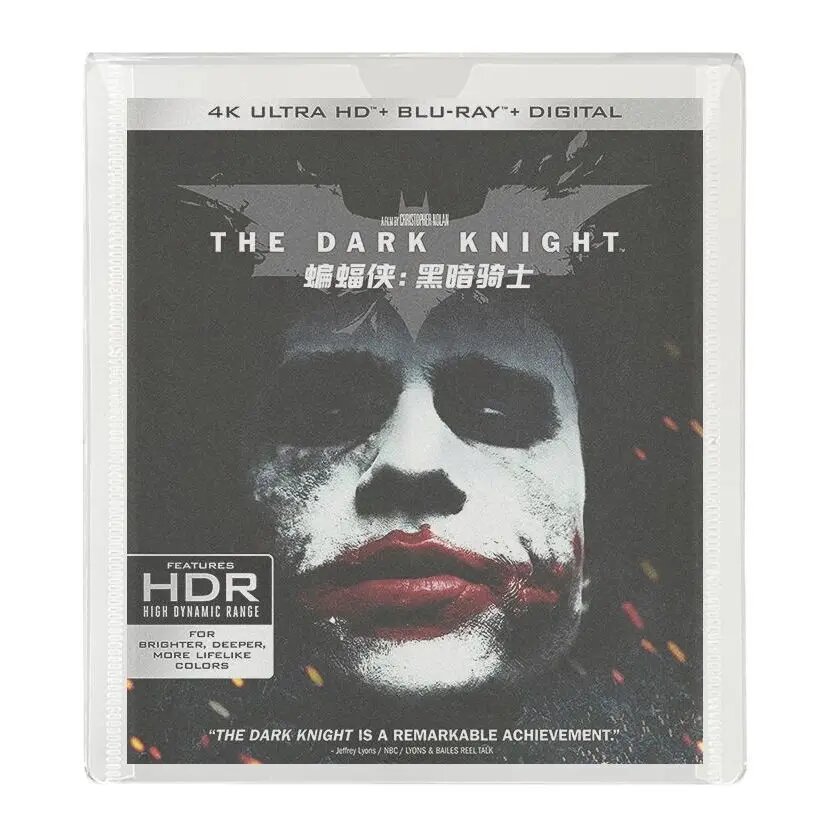 Диск The Dark Knight 4K UHD Blu-ray 2008 plain packaging