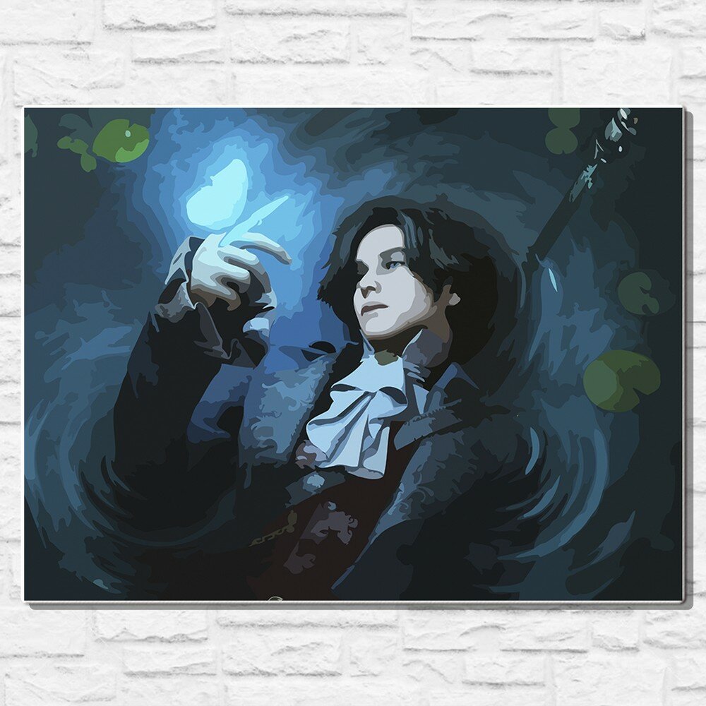 Картина по номерам на холсте игры lies of p (пиноккио, джепетто, софия, евгения) - 14750 80х60