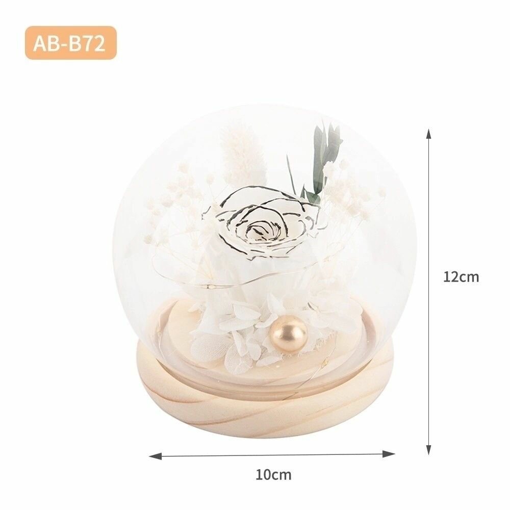 Подарок Роза в колбе белая