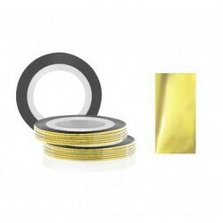 Jessnail Фольга для дизайна ногтей, №16 в рулоне 20м*0,8мм, желтый