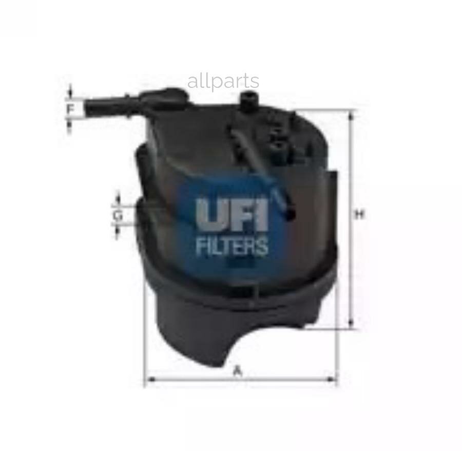 UFI 2434300 UFI Фильтр топливный 24.343.00