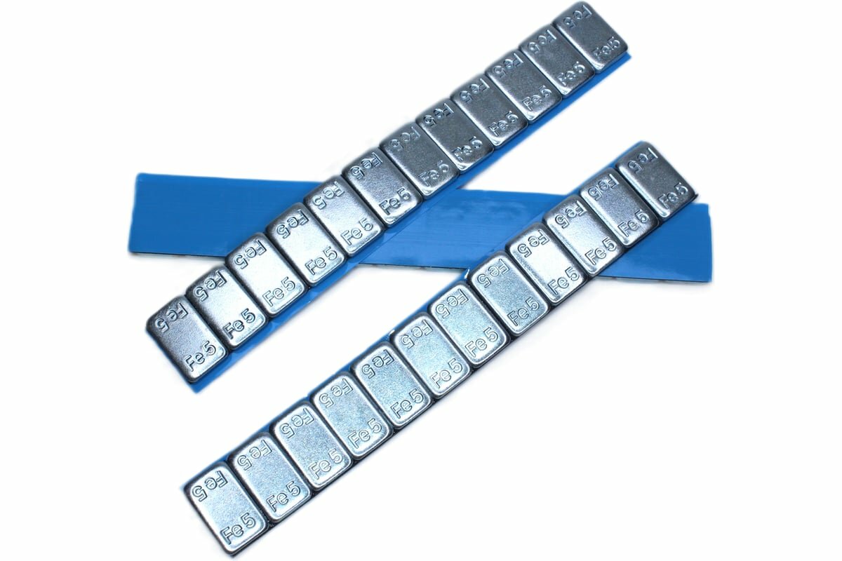 R2R Грузики балансировочные адгезивные 12?5 гр (Синий скотч) (Zn) 50 шт/упак. 6010-075