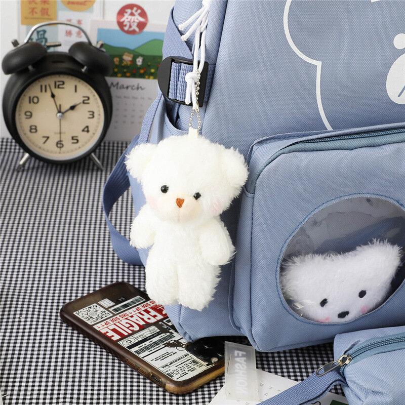 Рюкзак школьный, для учащихся начальной и средней школы, 5 частей, корейский, женский