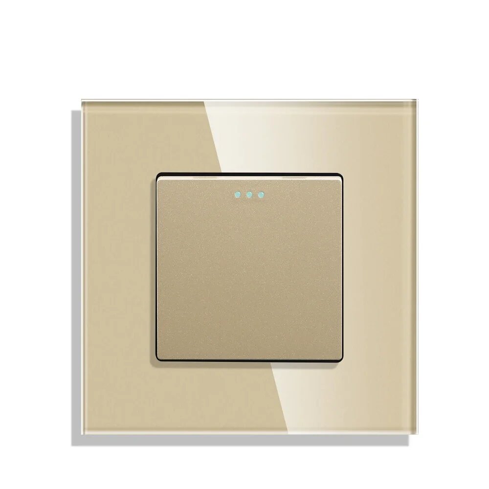Золотой сенсорный выключатель Bingoelec, Button switch1